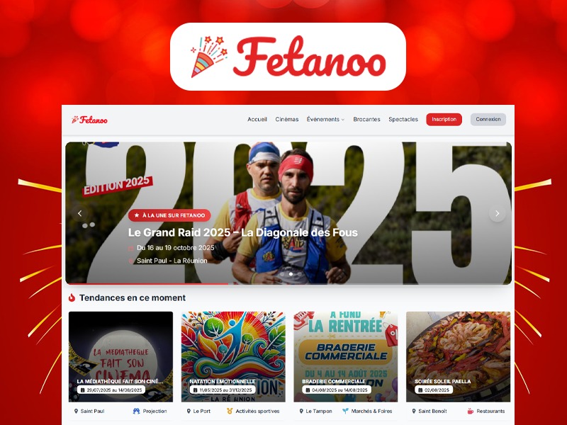 Événements, brocantes et sorties à La Réunion | Fetanoo